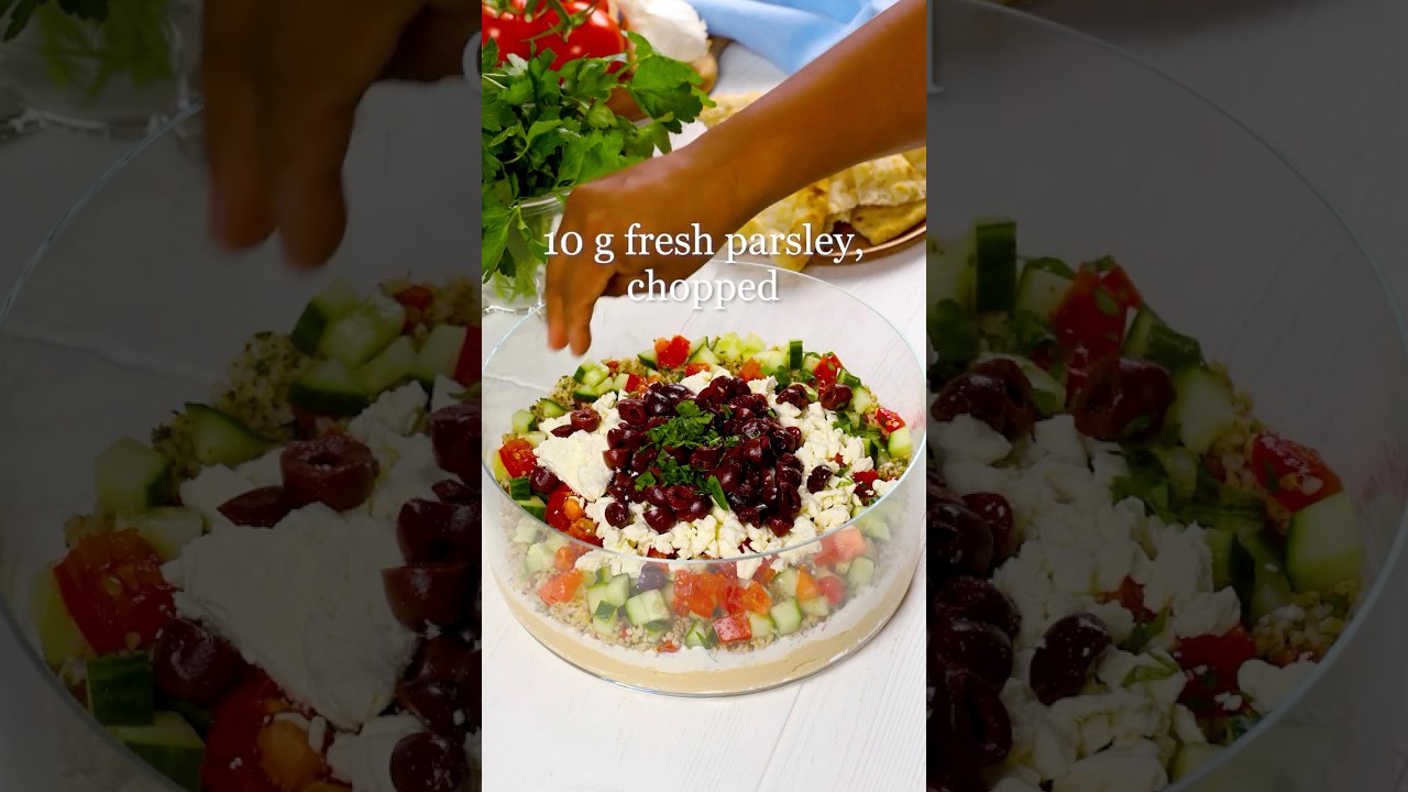 Hummus Trifle Recipe | Around the Table with LDC #hummusrecipe # ...